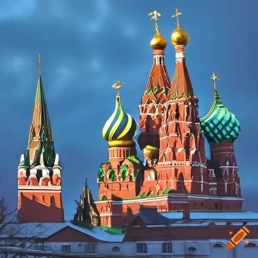 Kremlin building in a city