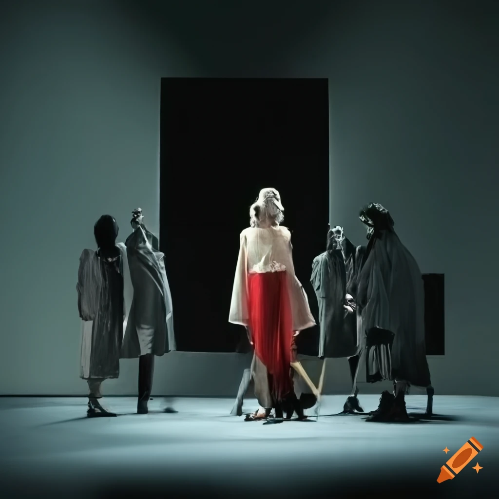 Theater scenography concept and history in Metzler Lexicon on Craiyon