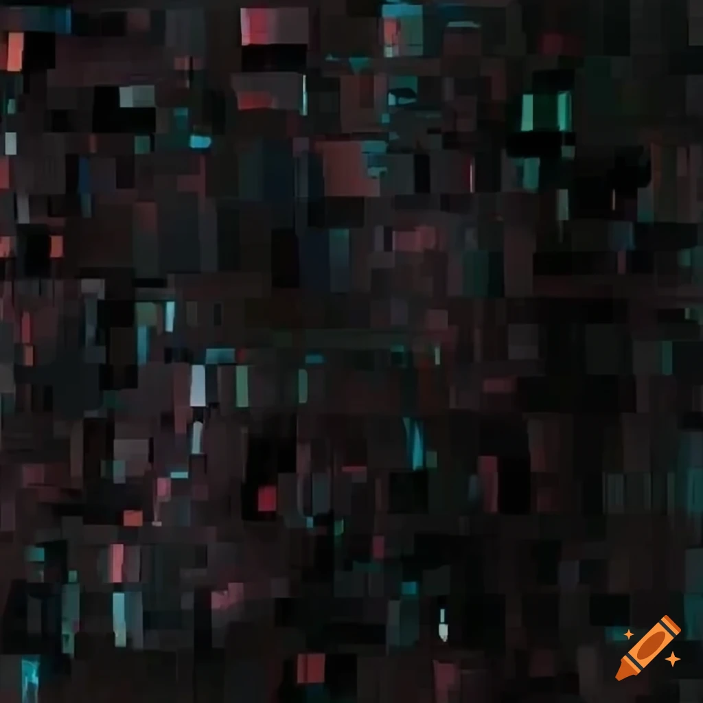 Abstract distorted mosaic space background on Craiyon