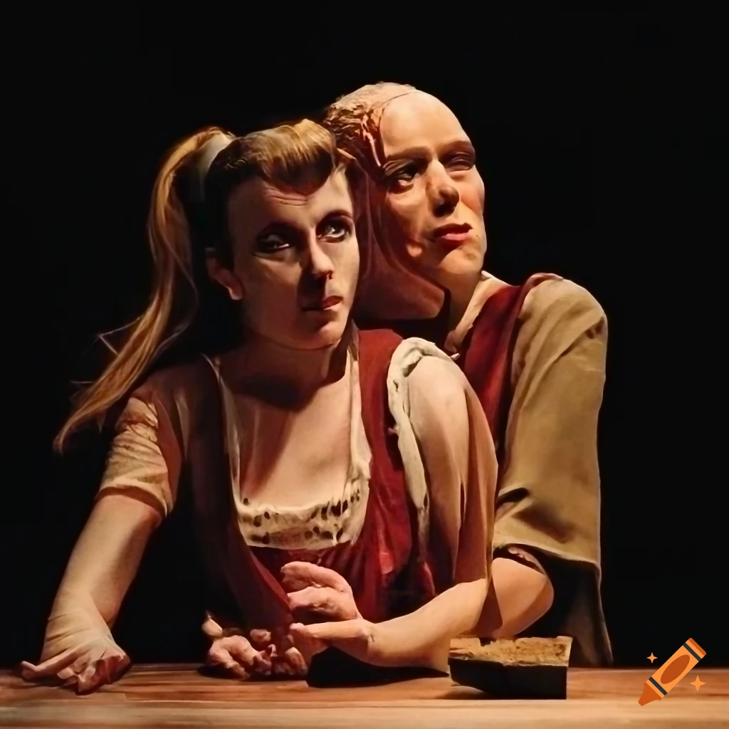 Theater scenography in the context of theatre on Craiyon