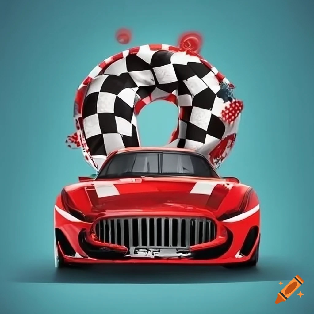 Racing themed birthday card