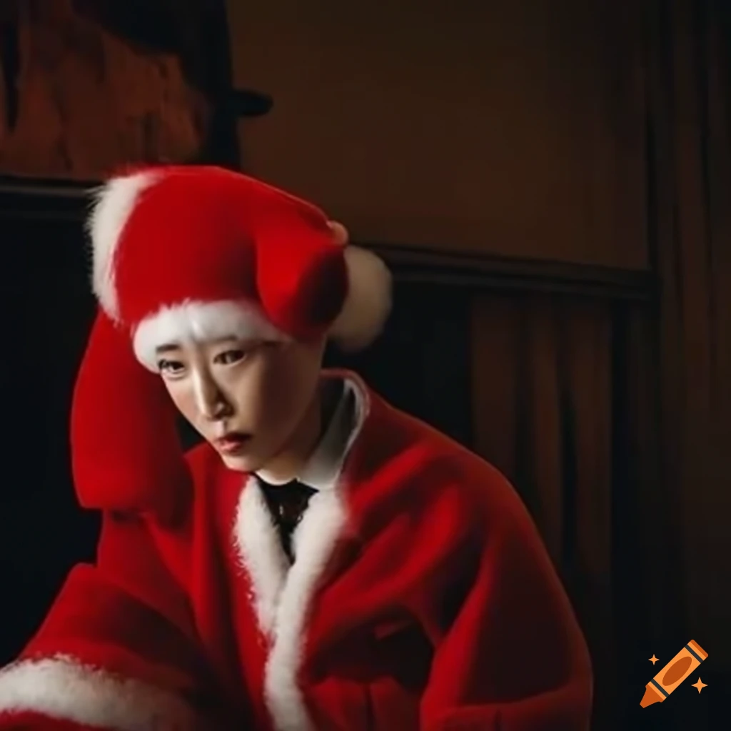 South korean thriller santa on Craiyon