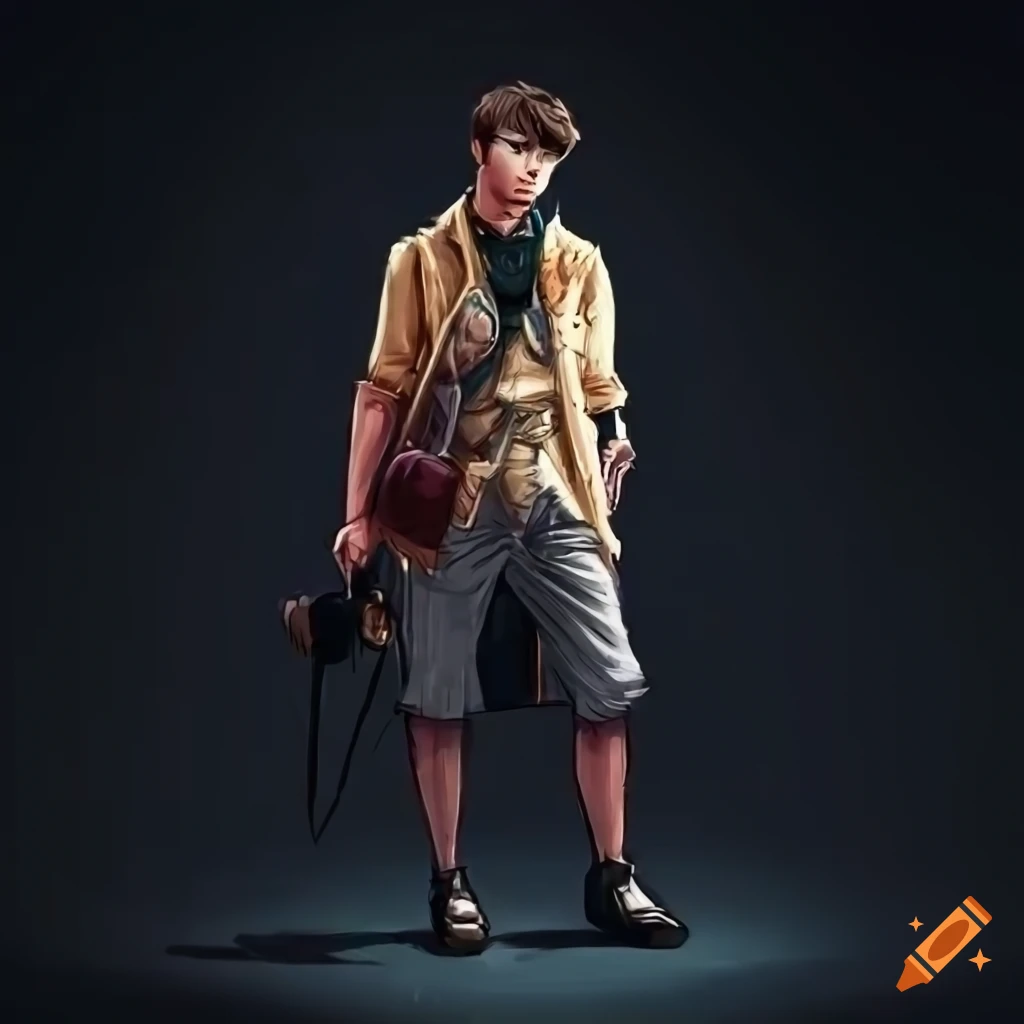 Male photographer illustration by jim lee