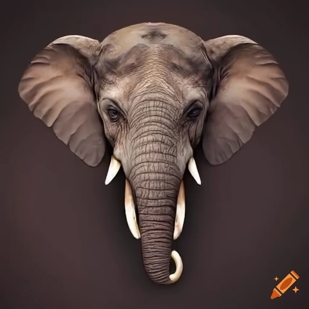 Person undergoing magical transformation into an elephant