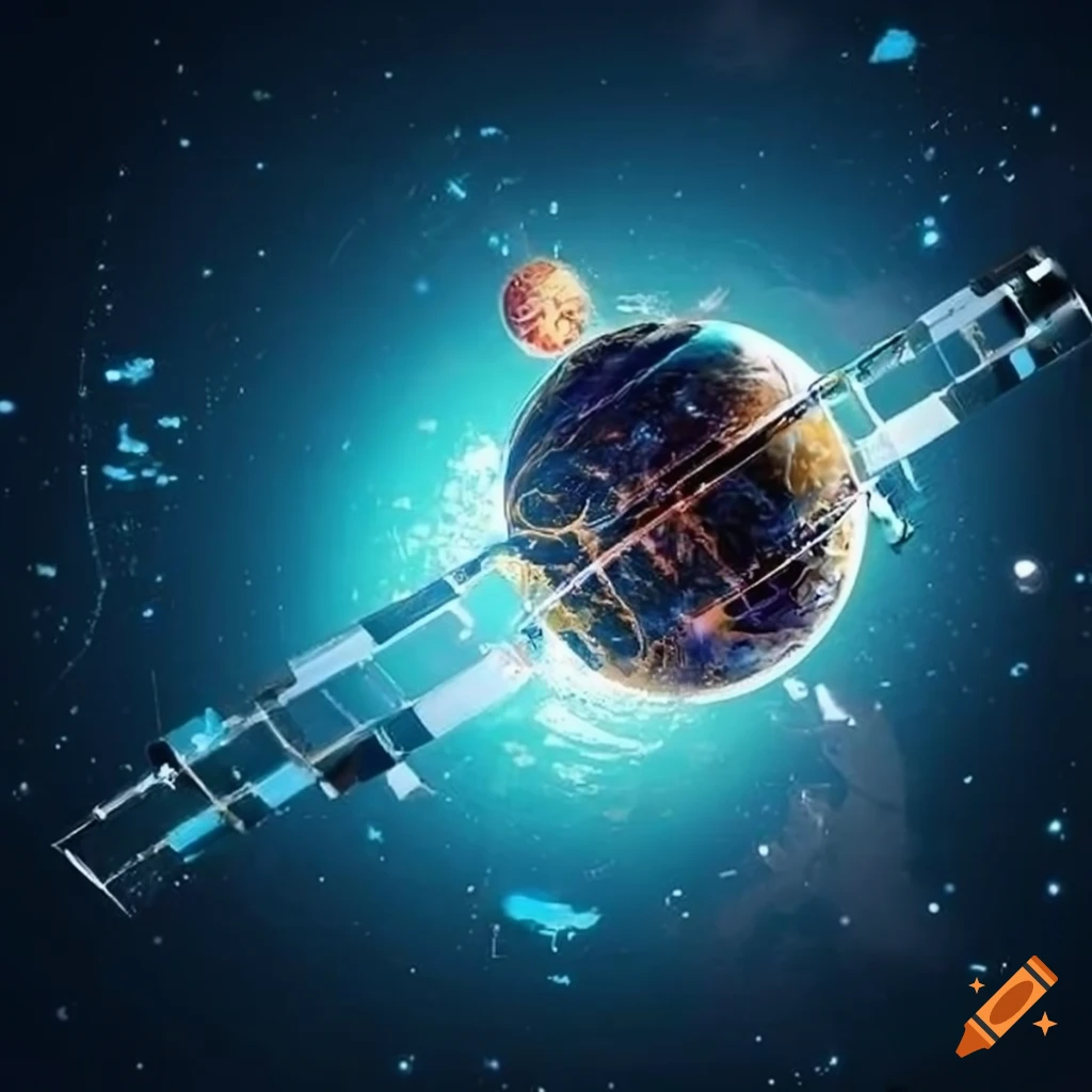 Vibrant digital artwork of Indian scientists and engineers with ...