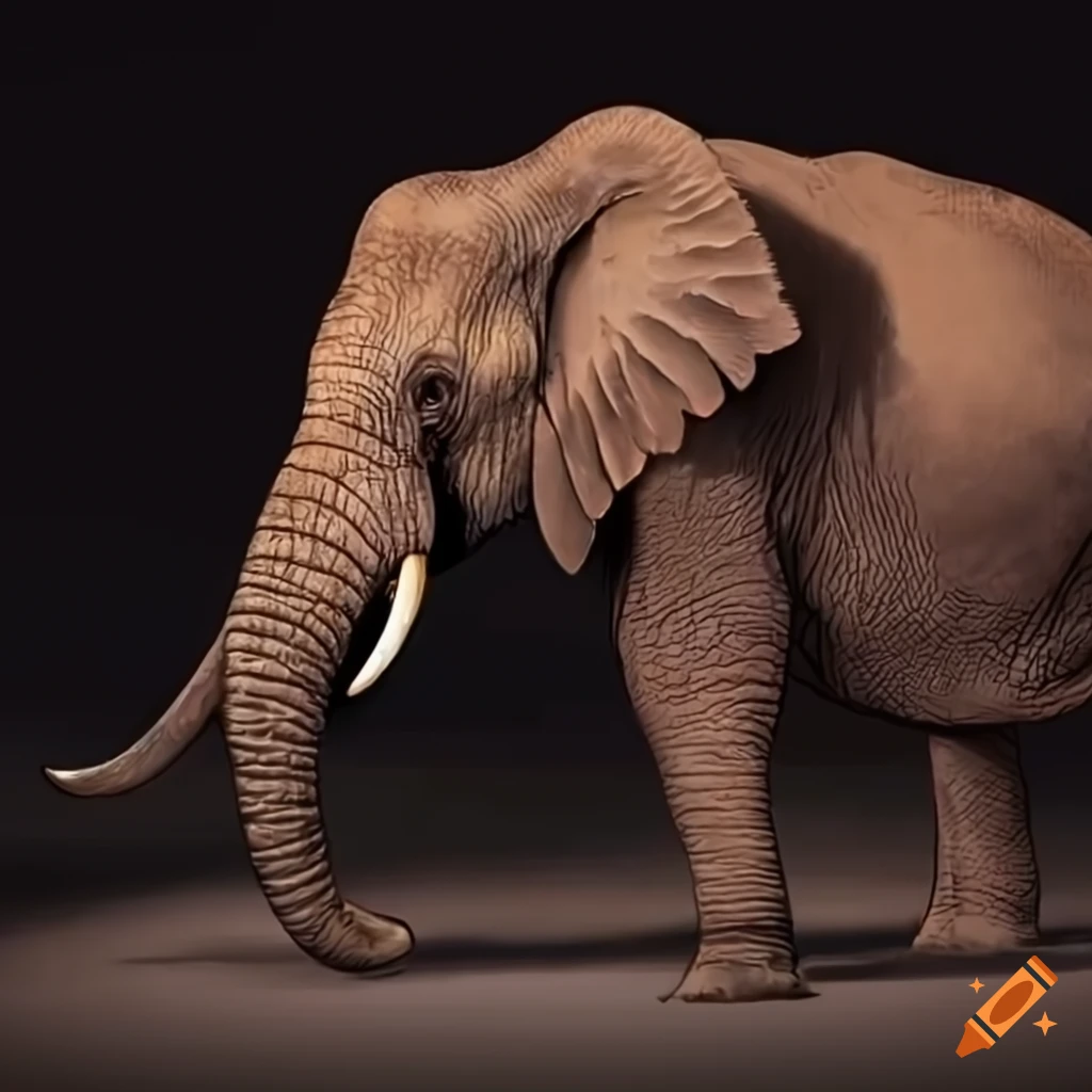 Elephant in 9:16 resolution