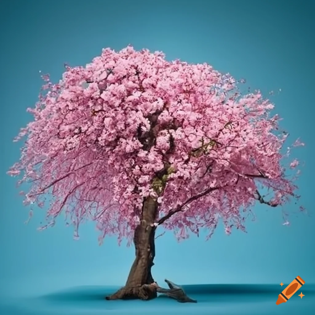 Realistic sakura tree on Craiyon