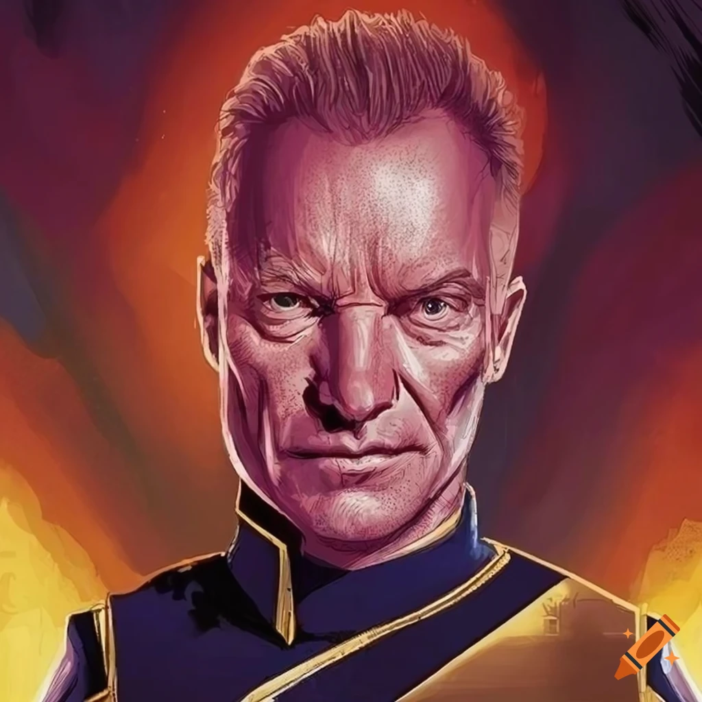 Sting leads Sigrid as Captain on Star Trek Discovery in comic book ...