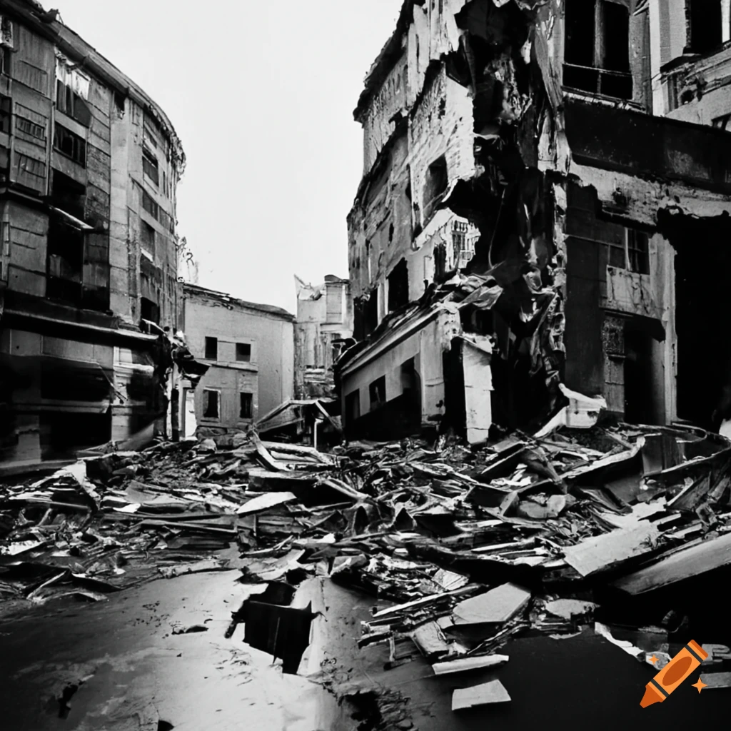 Illustration of an earthquake