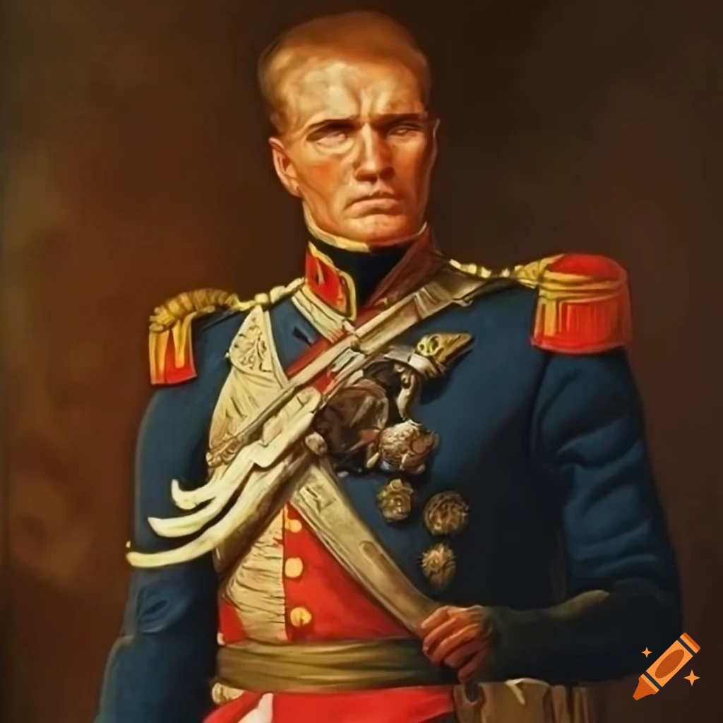 Hyperealistic portrait of French Imperial Guard soldier resembling ...
