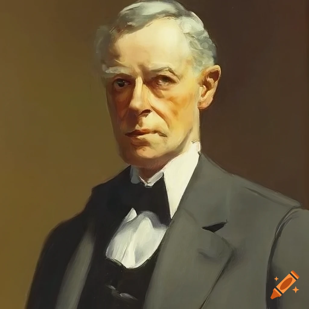 Portrait of john noble by edward hopper on Craiyon