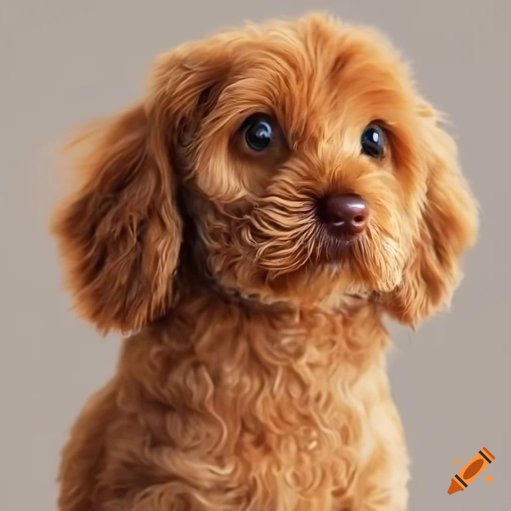 Small spoodle named matilda, affectionately known as tilly