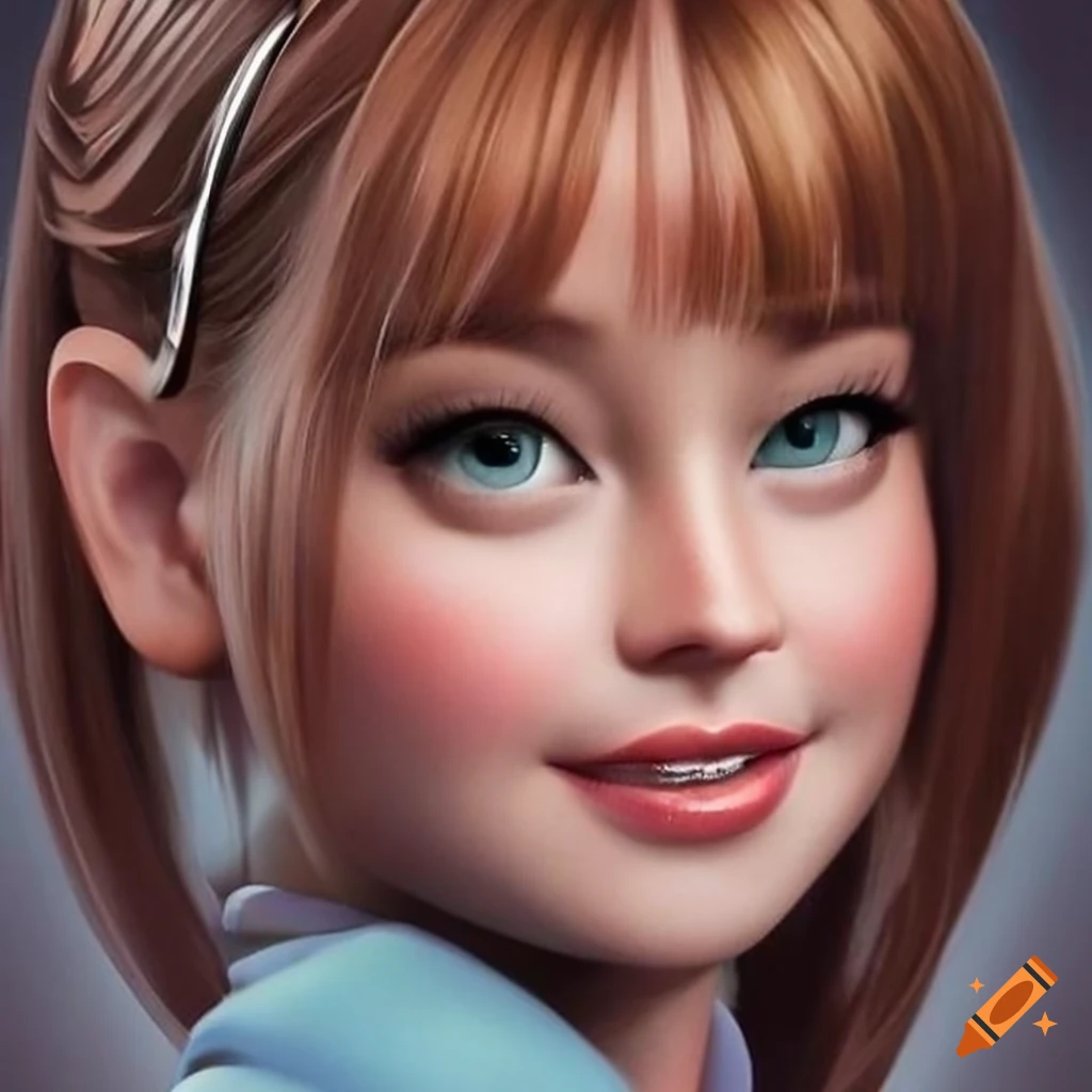 High Resolution Portrait Of Mabel Pines