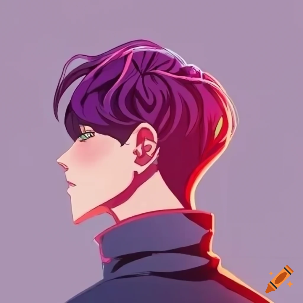 Webtoon style male and female profile on Craiyon