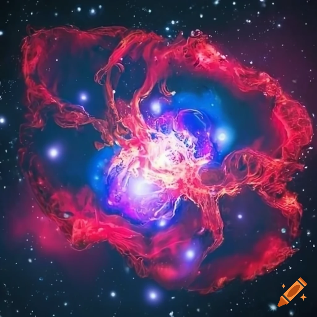 Beautiful supernova art