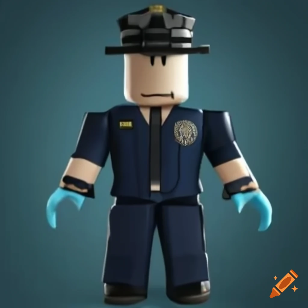 Roblox police officer character