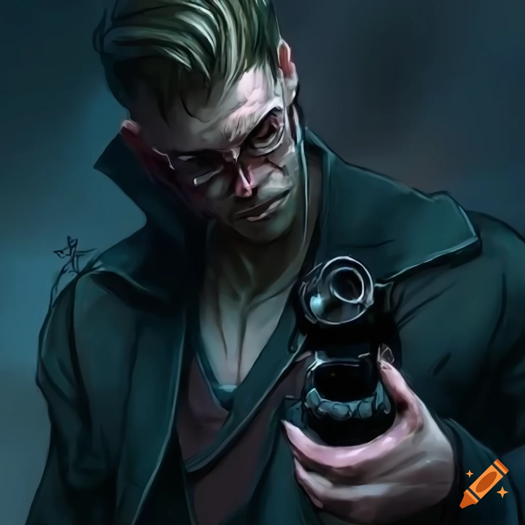 Male photographer illustration by jim lee