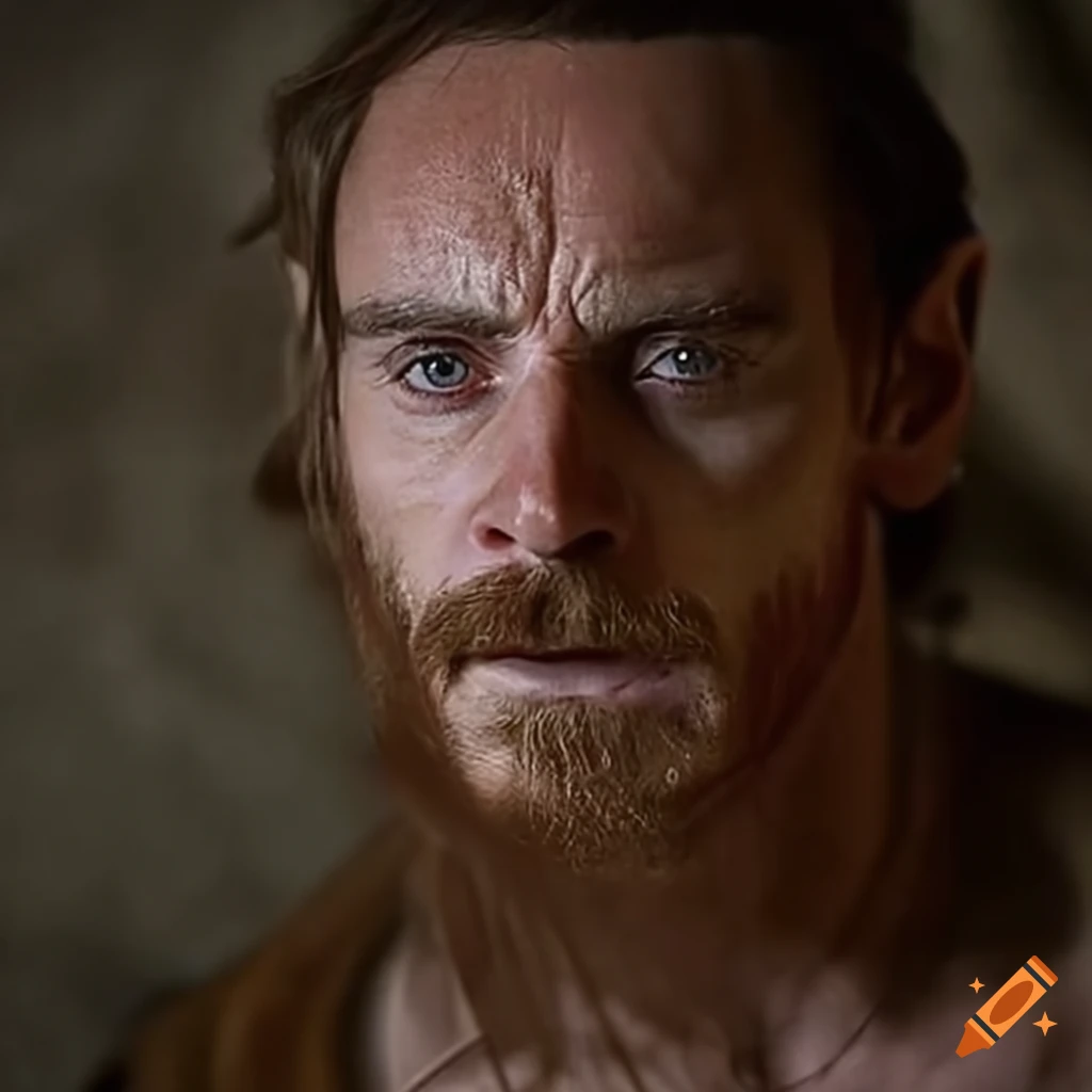 Michael Fassbender portraying a half elf crazy hermit in medieval ...
