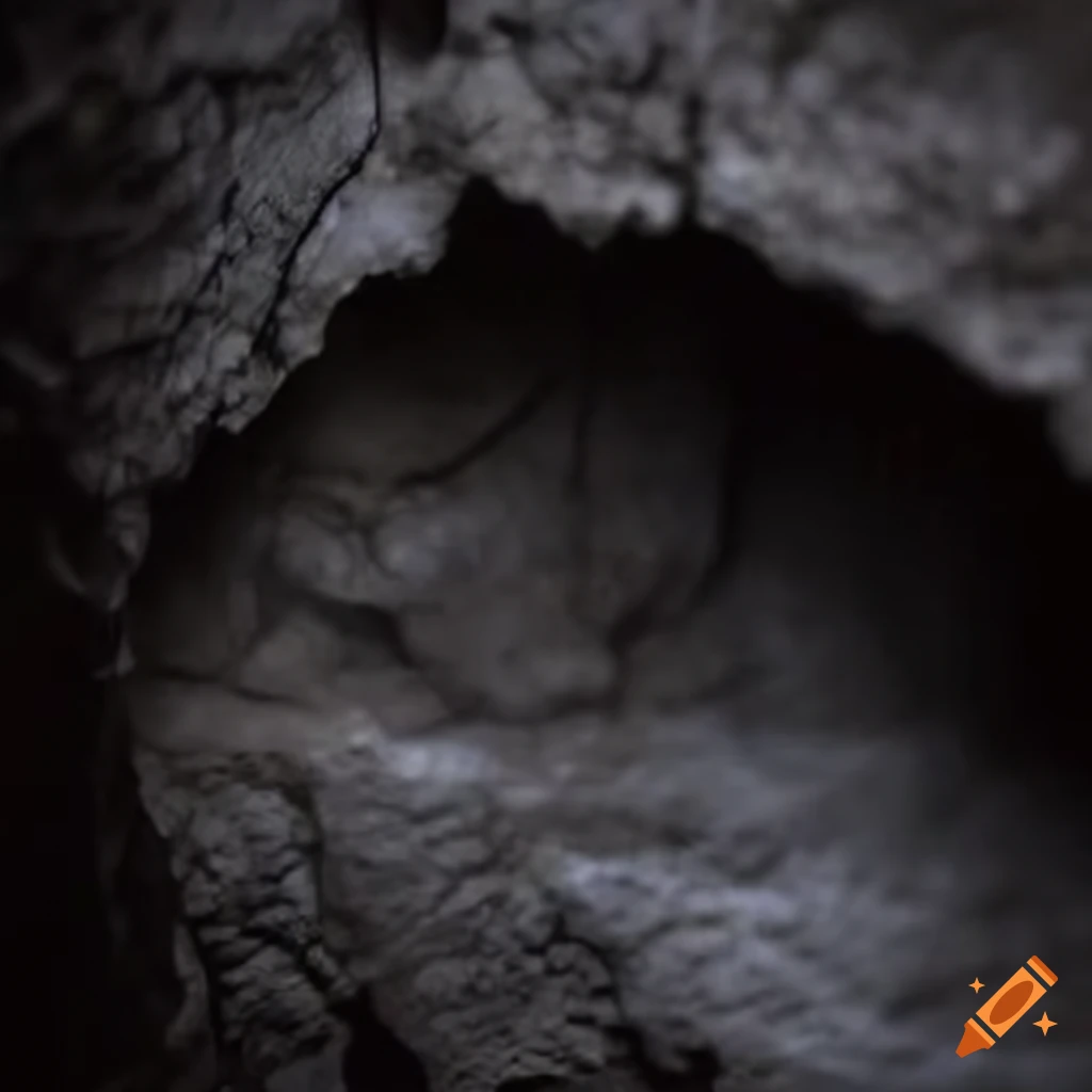 Cave wall on Craiyon