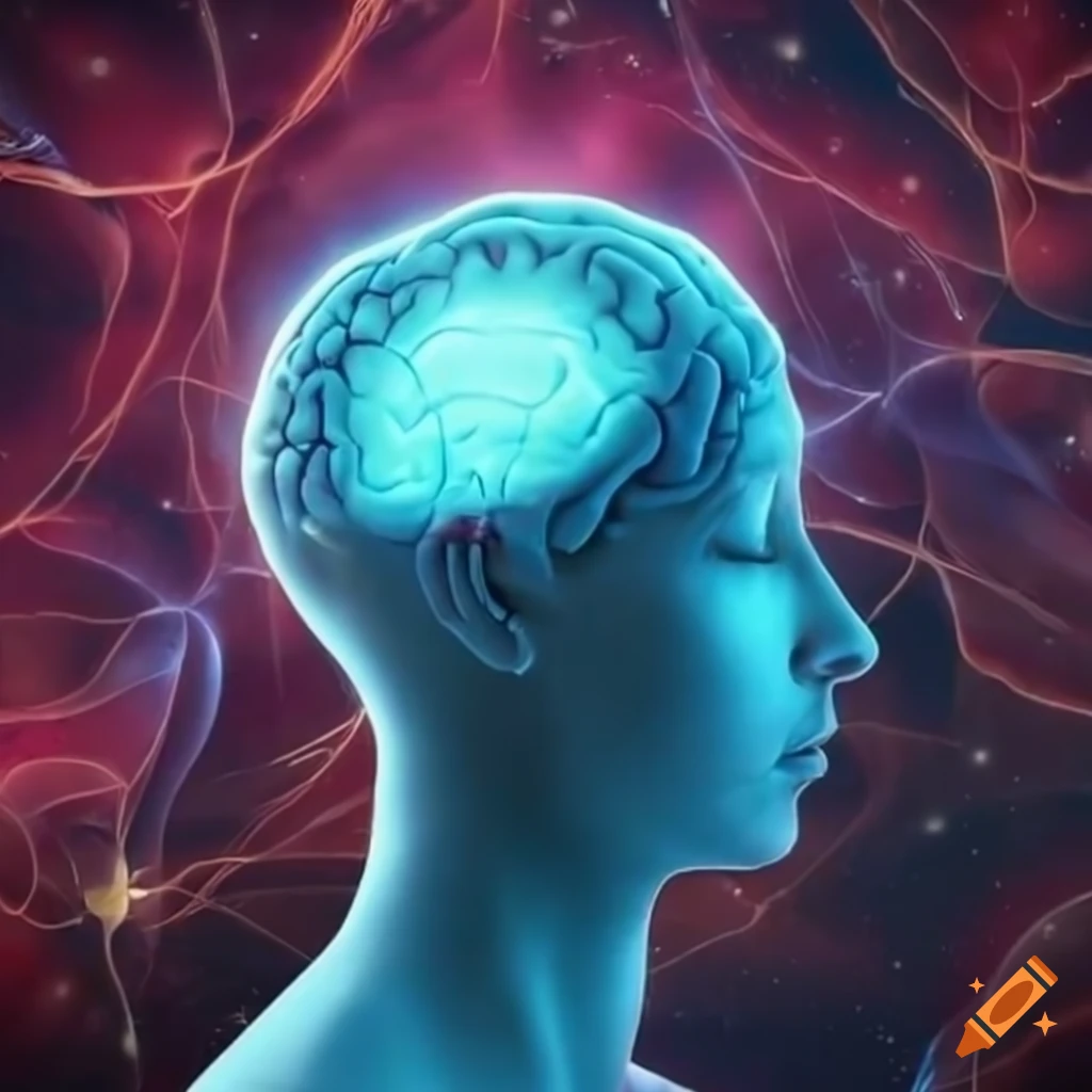 Human brain evolving and gaining psychic powers during sleep on Craiyon