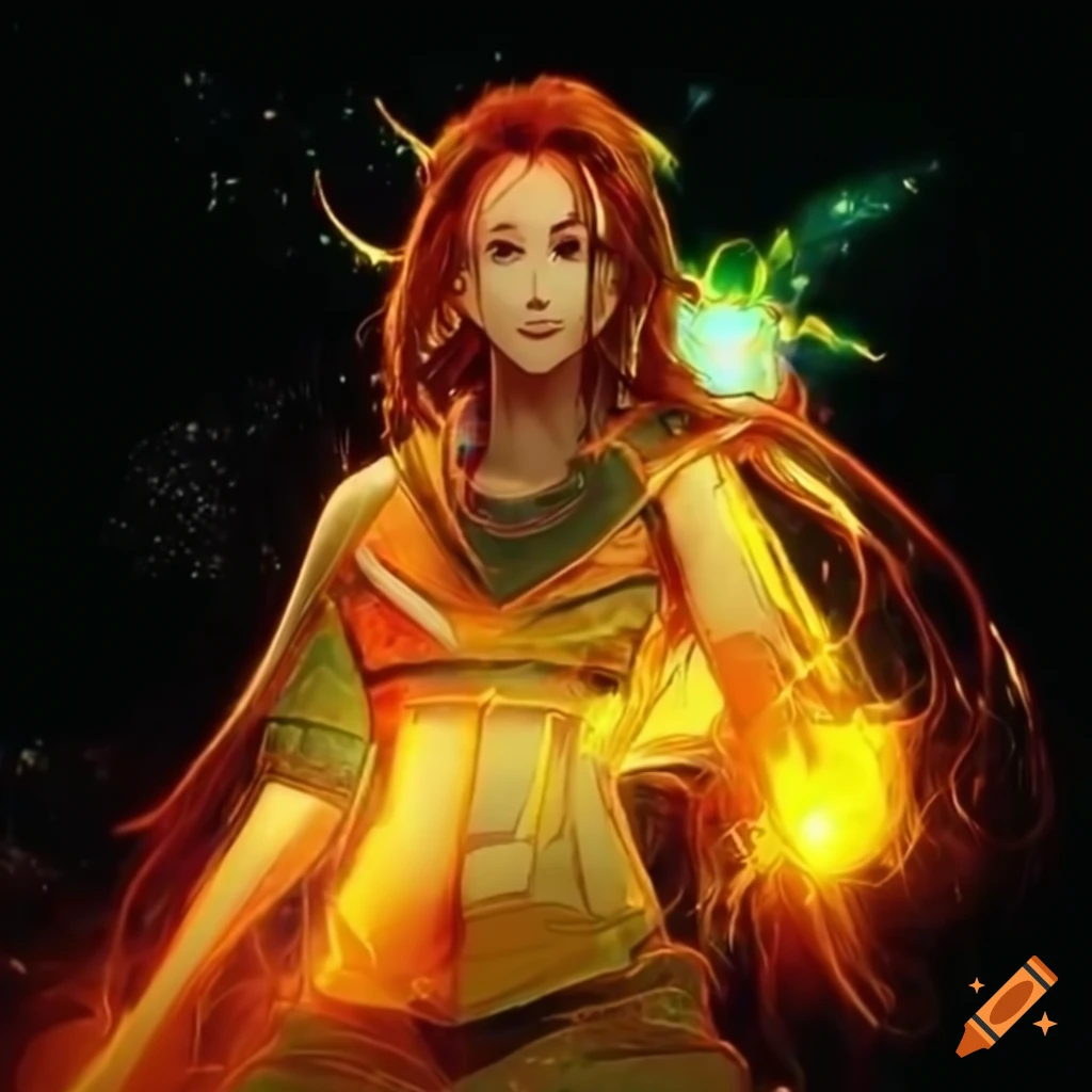 Abstract artwork with sunlight yellow overdrive