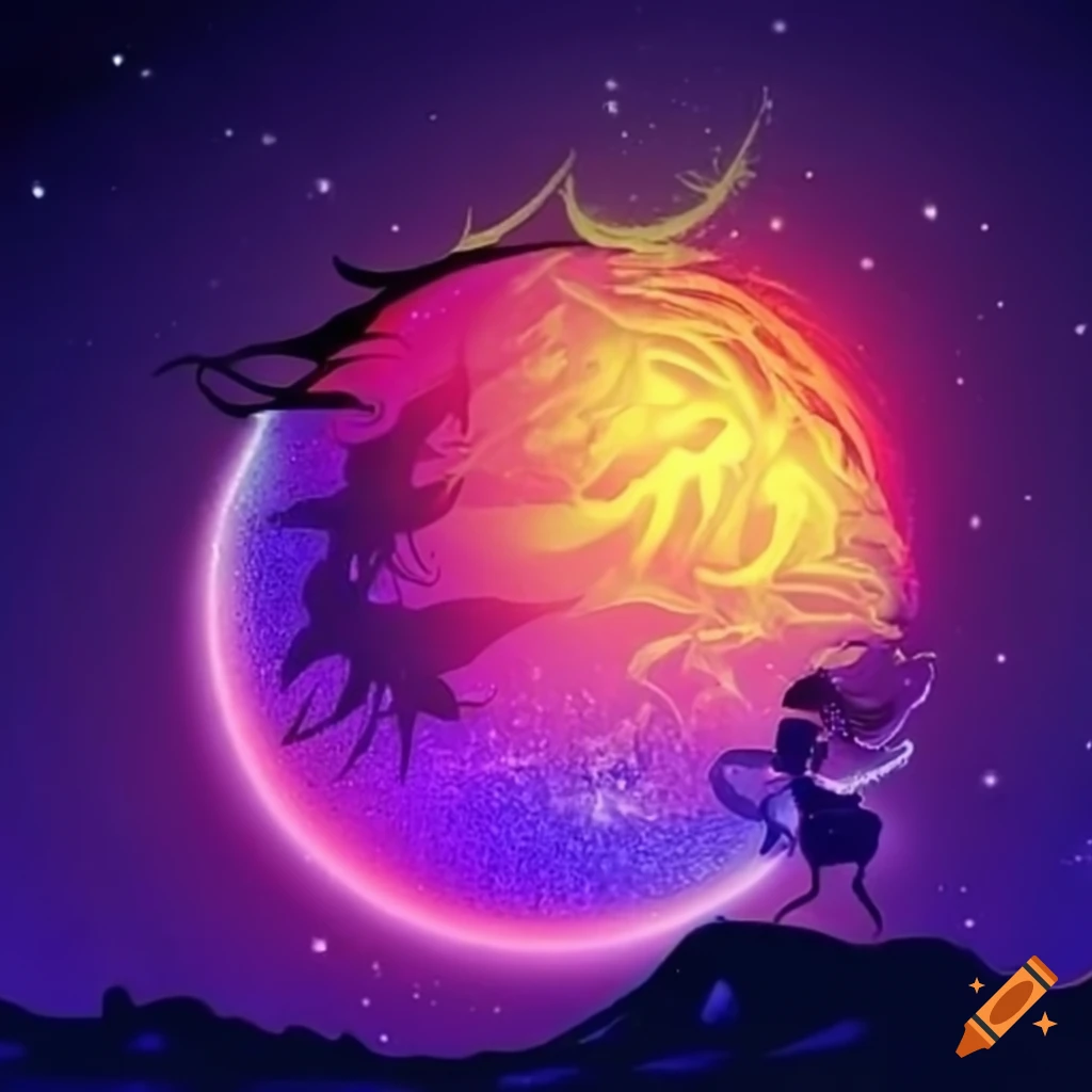 Retrograde mercury illustration on Craiyon