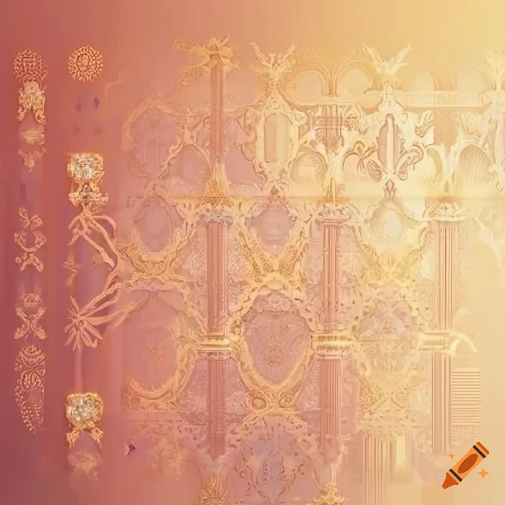 Luxury dubai-style pattern in friendly light colors for digital year ...