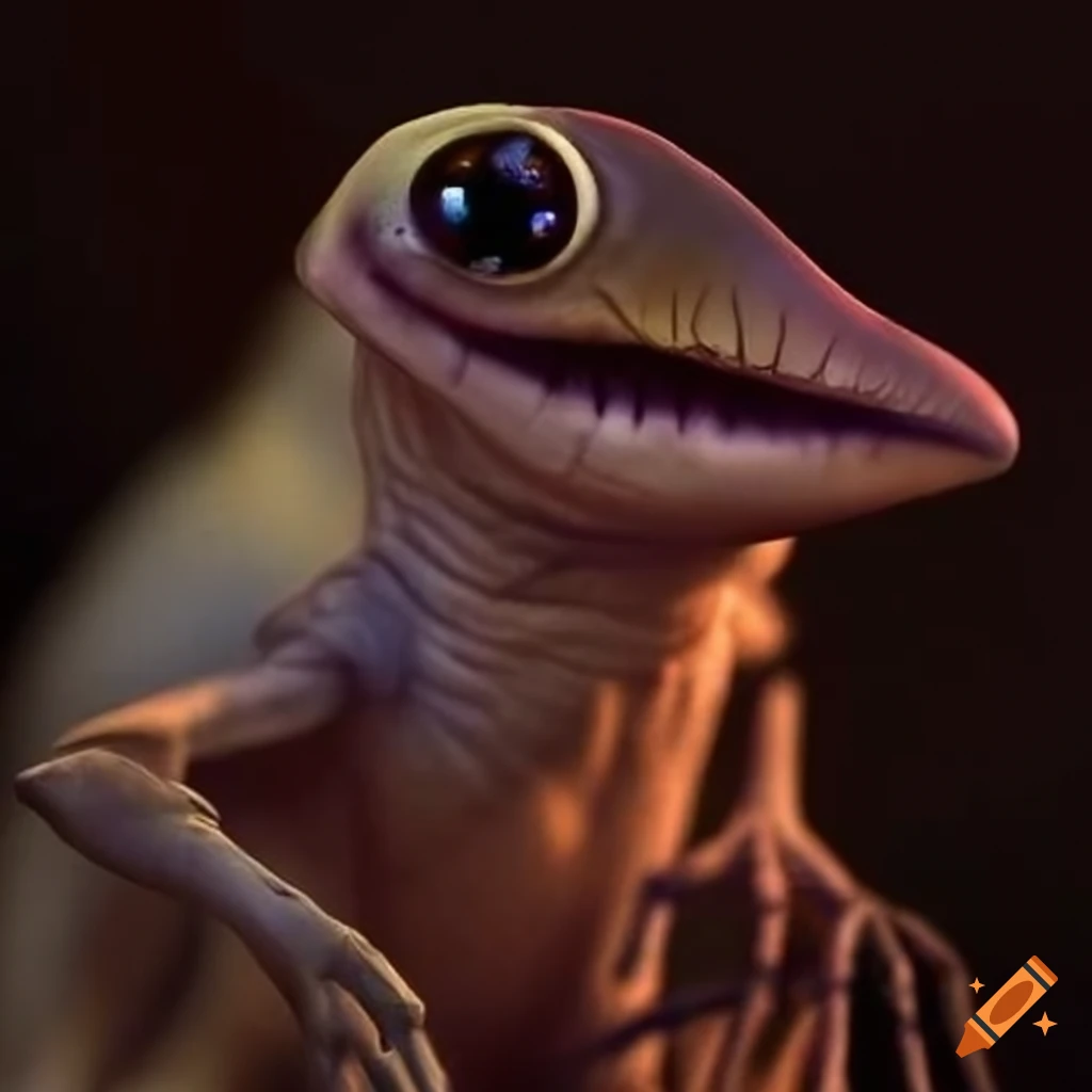 Eight-eyed creature on Craiyon