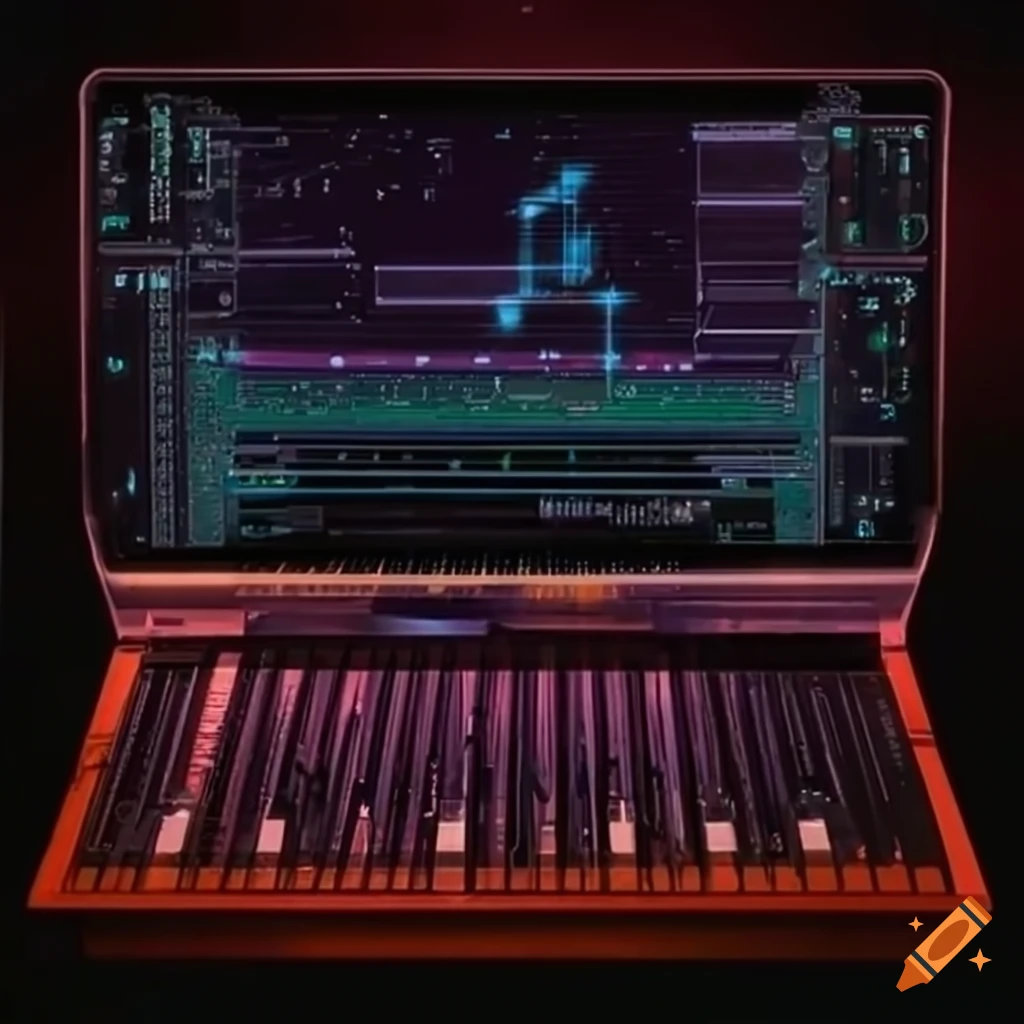 Music producer screen on Craiyon