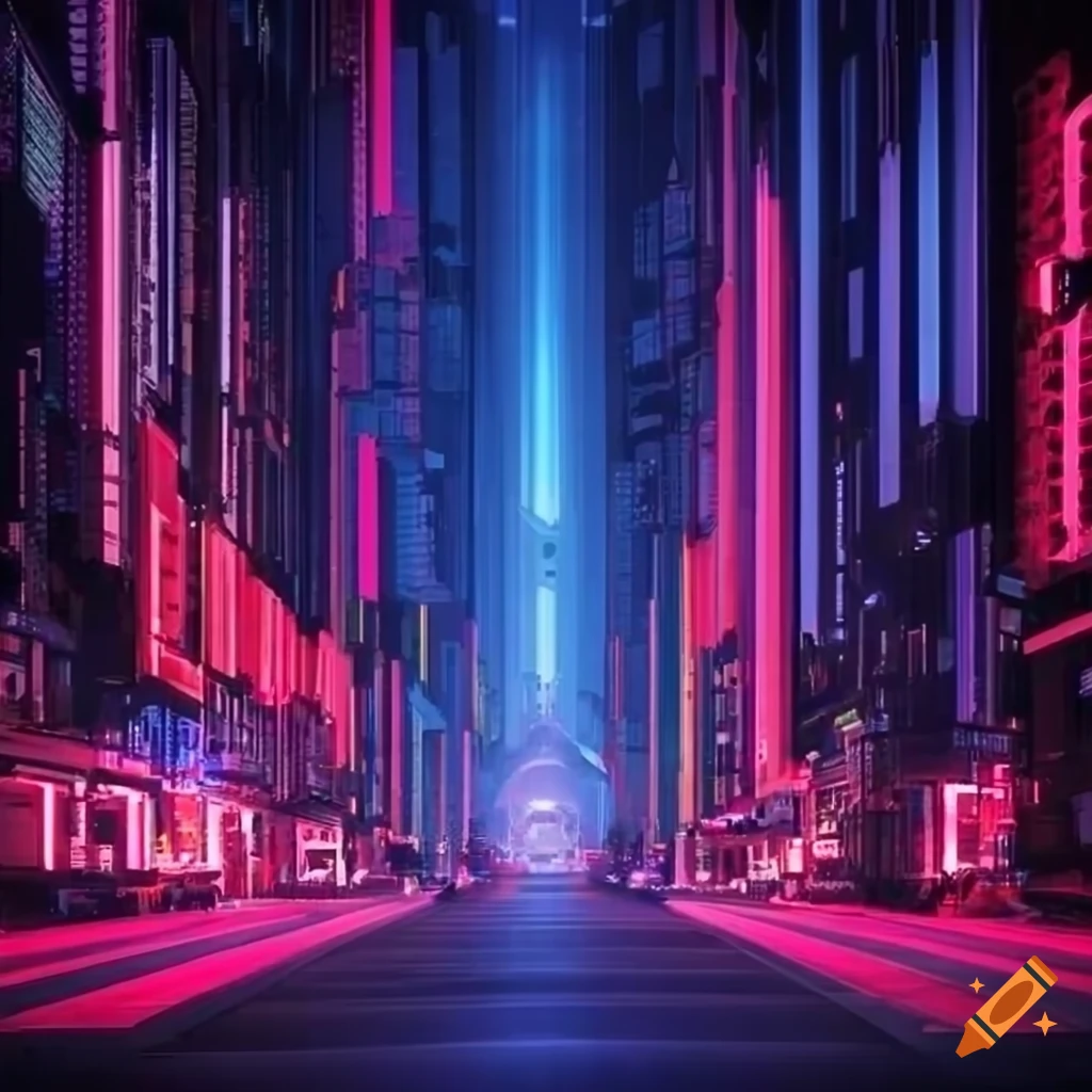 Futuristic neon background in high definition