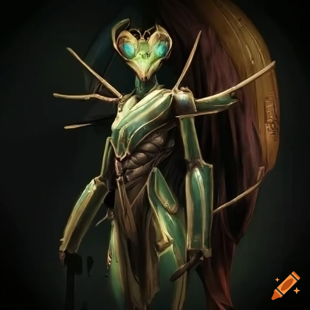 Mantis knight on Craiyon
