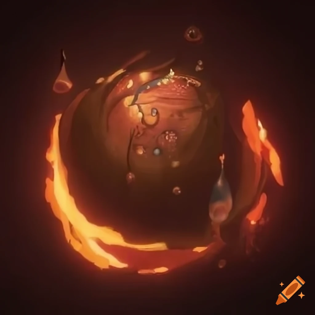 Everyday object animated by a magical spell turning into a living object