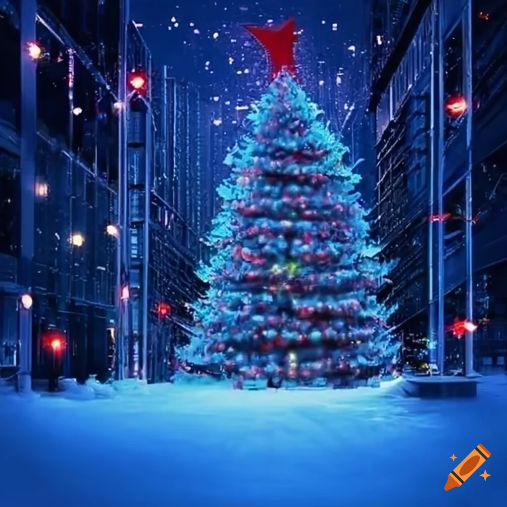 Christmas-themed datacenter on Craiyon