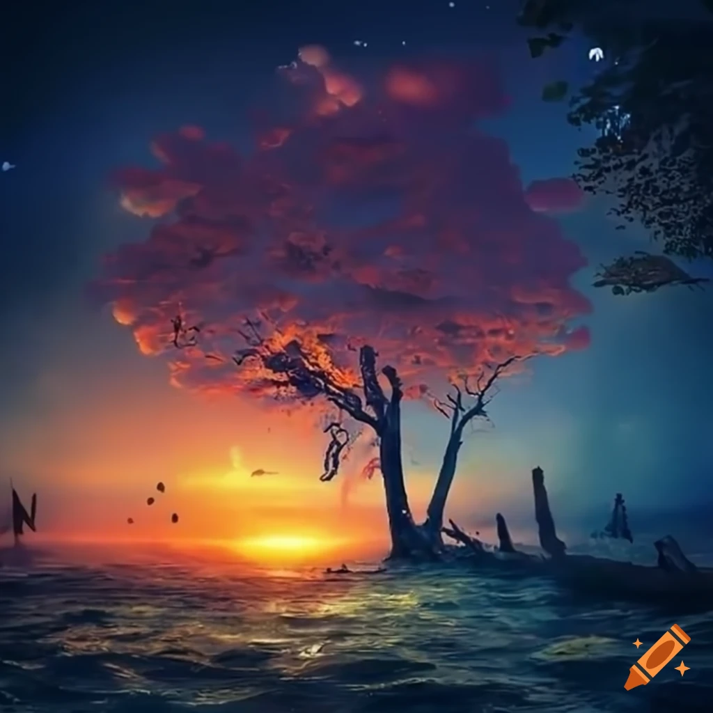 Relaxing and peaceful scenery unlike any other on Craiyon