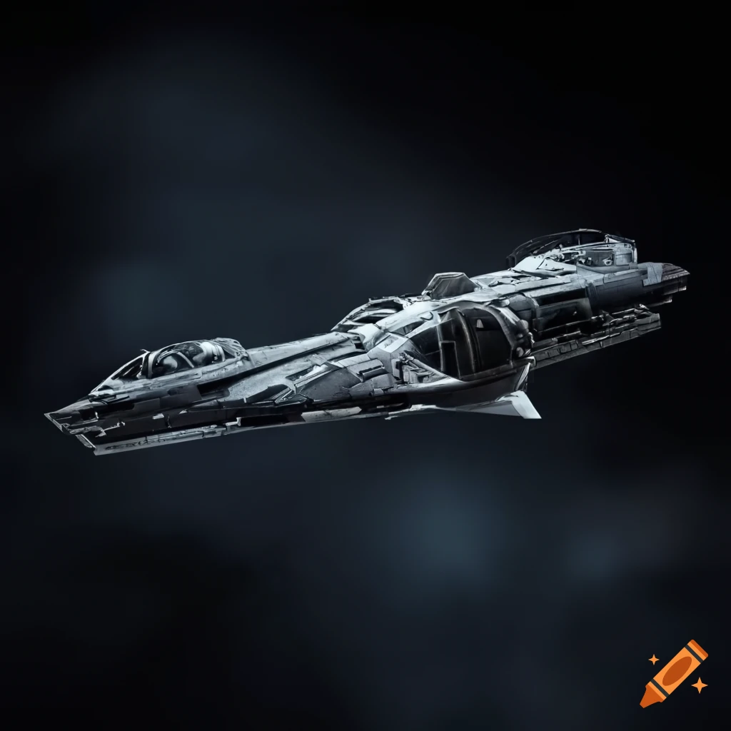 Spaceship galactic imperial starfighter with f4h phantom ii inspired ...