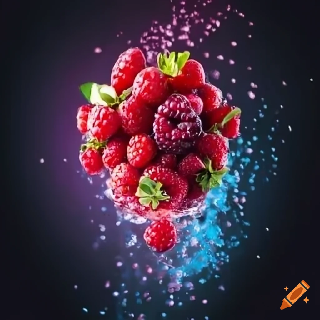 Mixed berry explosion on Craiyon