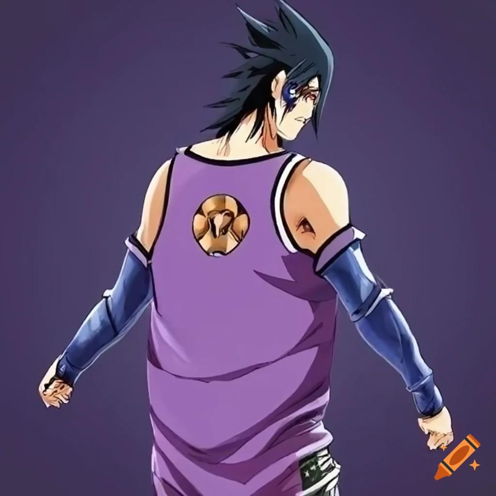 Original full-body anime character inspired by sasuke uchiha with ...