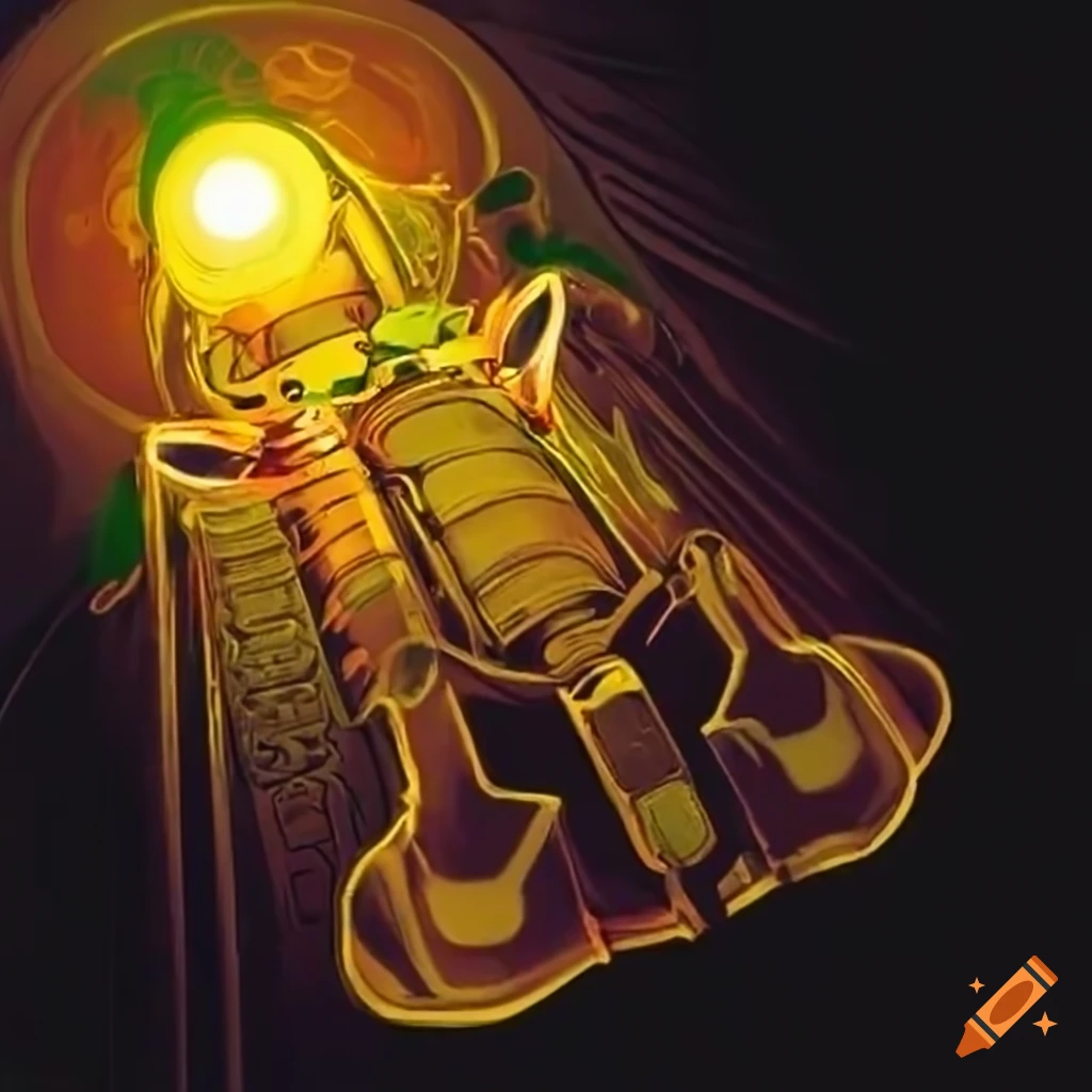 Abstract artwork with sunlight yellow overdrive