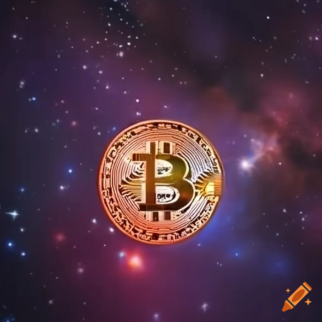 Bitcoin in a universe made of glowing question marks