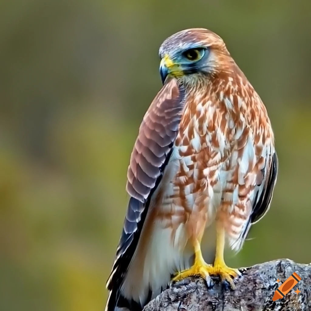 Red shouldered hawk