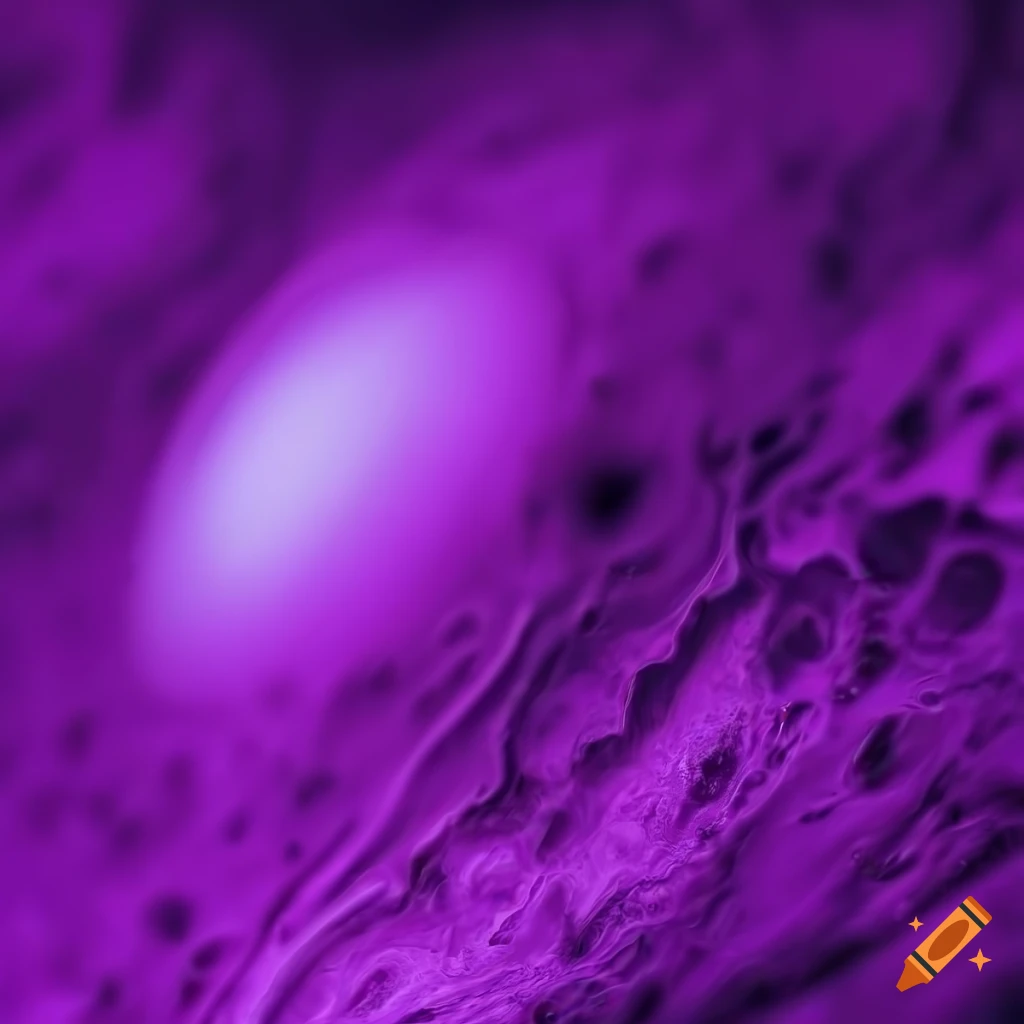 Texture of a purple planet with ice caps at the poles
