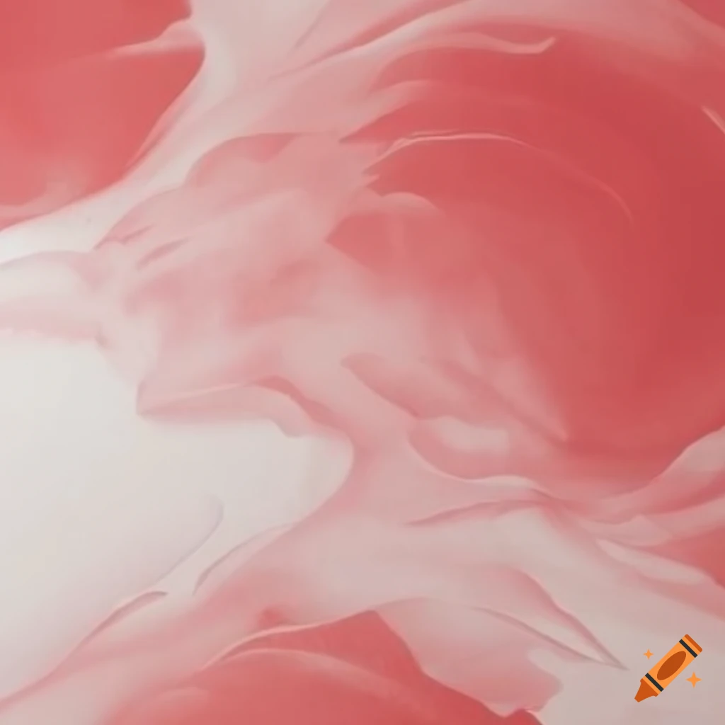 White wallpaper with hints of red on Craiyon