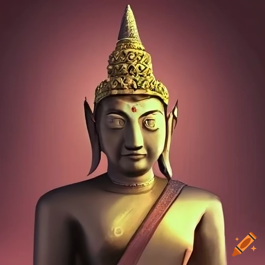 Portrait of king ramathibodi i, king of ayutthaya 1352 on Craiyon