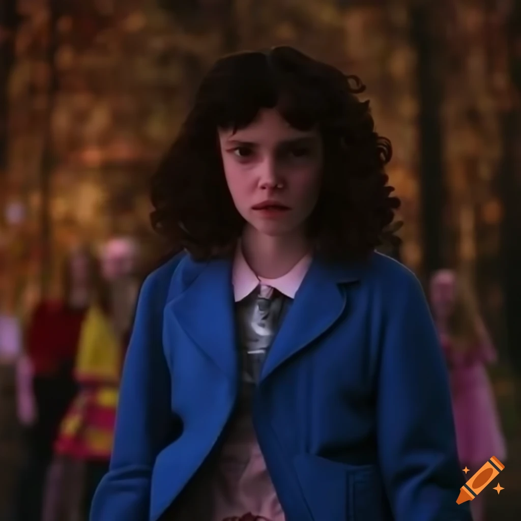 Artistic composition combining heathers and stranger things