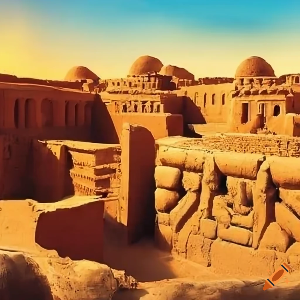 Archaeological city of ur on Craiyon