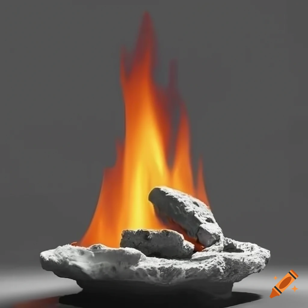 Limestone burning on Craiyon