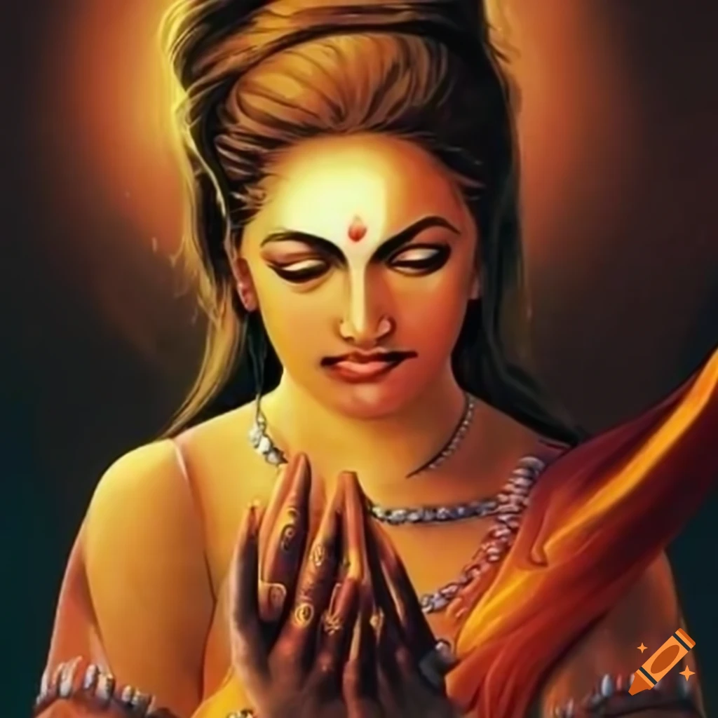 Supreme being in religious art on Craiyon