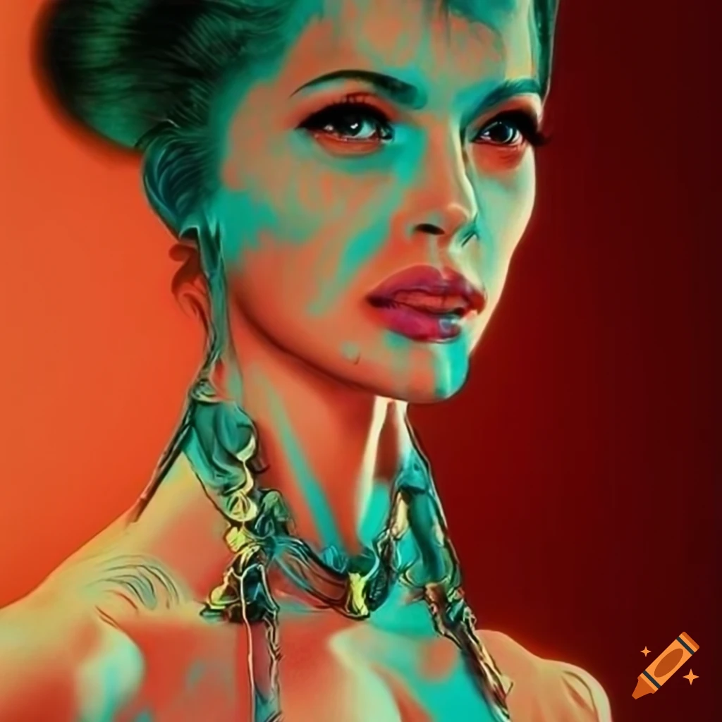 Vivid sensational tropical illustration with high definition lighting ...