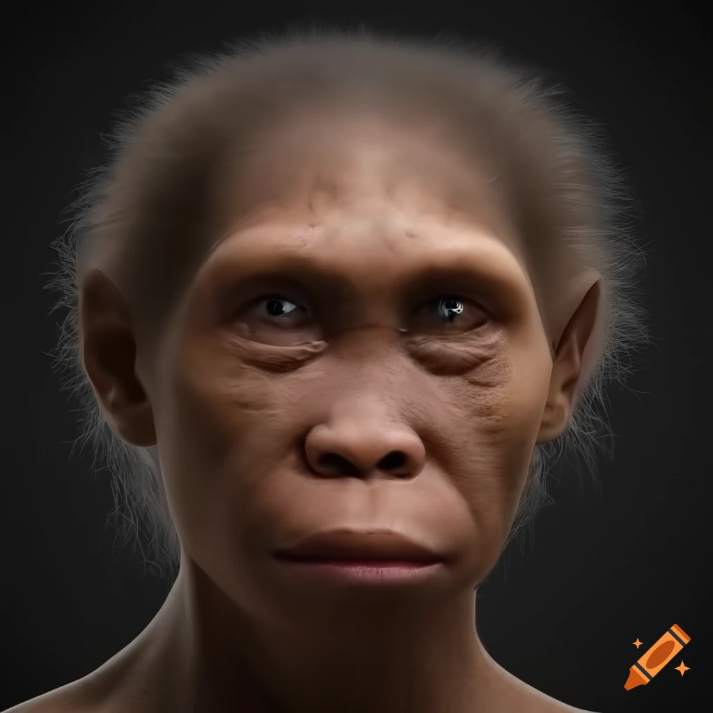 Photorealistic hyper detailed 3d family portrait of a young homo ...