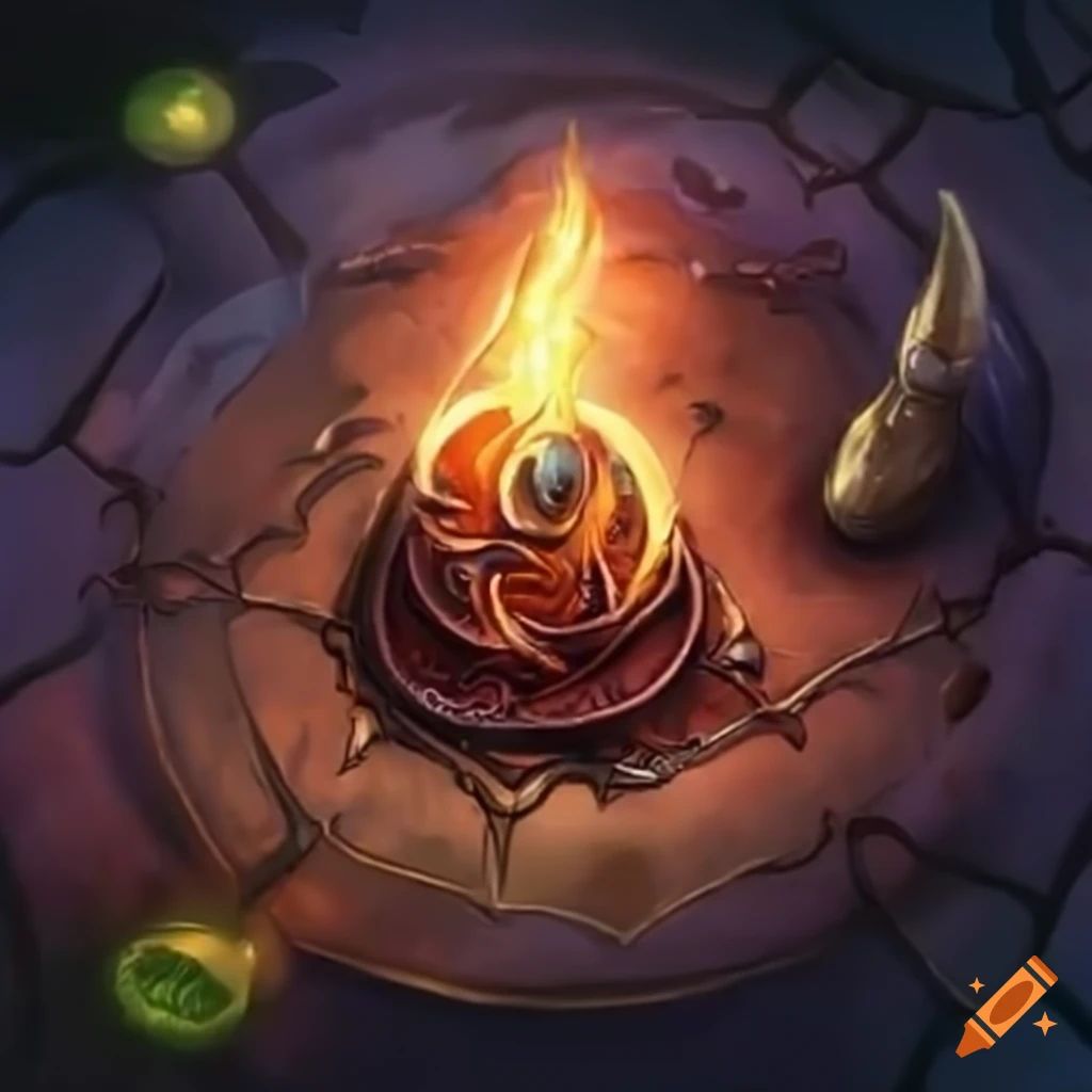 Magic spell item on Craiyon